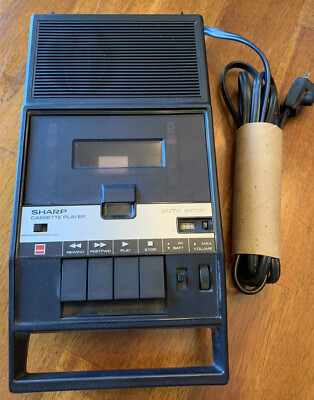 VINTAGE Sharp Cassette Player RD-464AV Tested | eBay