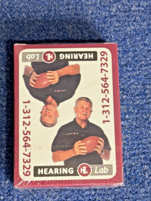 Hearing Lab Playing Cards With Coach Ditka - Sealed Never Opened | eBay