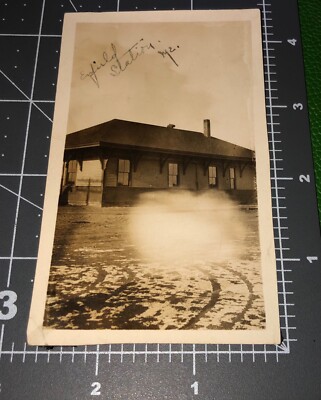 10s Enfield ME Maine Train Station Railroad Train Depot LIGHT ORB ...