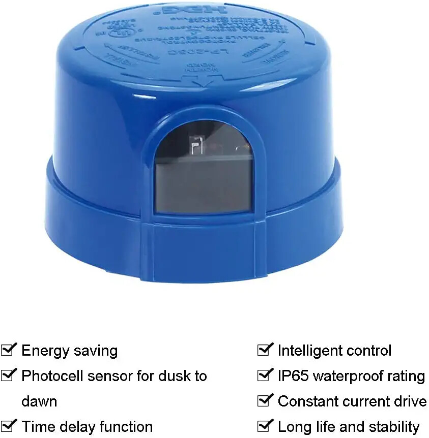 Twist Lock Photocell for Outdoor Lighting Auto Photoelectric Switch ...