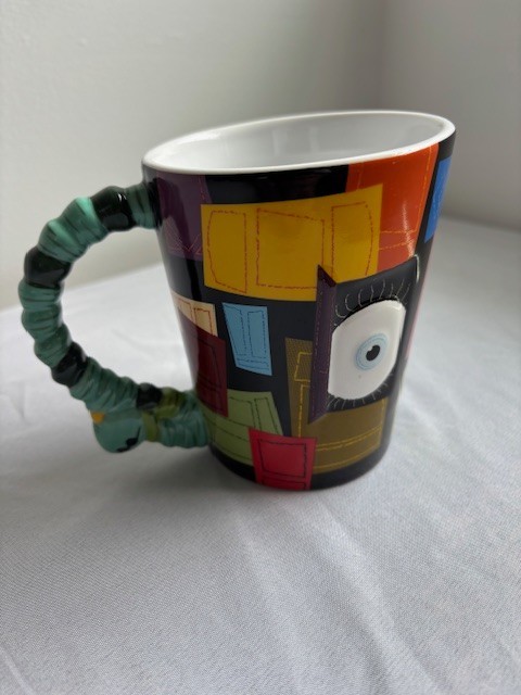 Disney Parks Monsters Inc Slanted Coffee Mug Mike & Sully Large 3D Rare ...