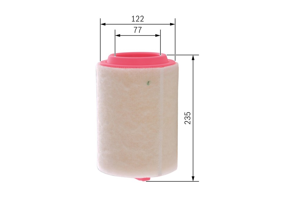 Air Filter fits MINI CLUBMAN COOPER R55 2.0D 11 to 14 N47C20A Bosch ...