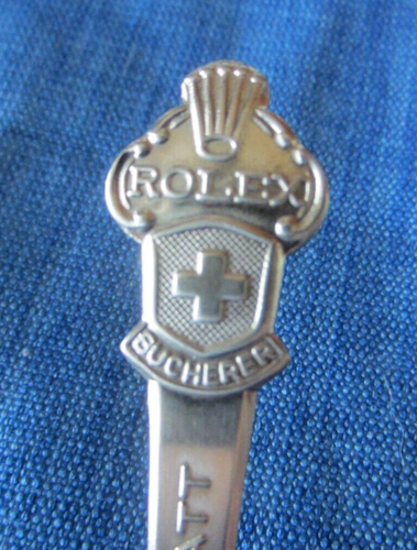 Vintage Rolex Watches Collector's 4.25" Spoon Bucherer Of Zermatt ...