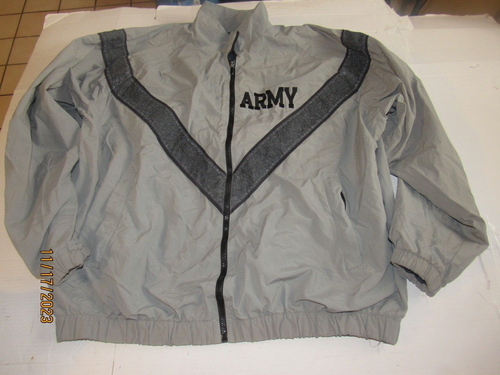 Skilcraft US Army Military JWOD Navy GREY Windbreaker Jacket LG | eBay
