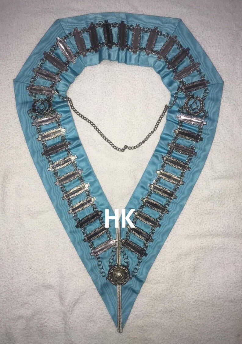 MASONIC REGALIA CRAFT WORSHIPFUL MASTER HIGH QUALITY CHAIN COLLAR | eBay