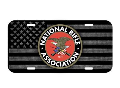 NRA Vehicle Front License Plate Auto Car National Rifle Association USA ...