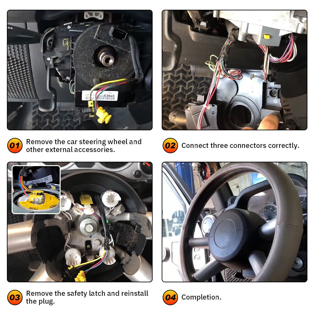 OEM New Steering Wheel Clock Spring 5156106AD For 2007-18 Jeep Wrangler ...