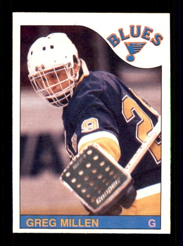 1985-86 O-Pee-Chee #221 Greg Millen - Crease Free | eBay