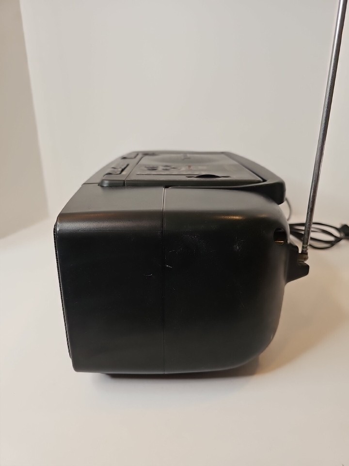 Sharp WQ-CD120 Radio Dual Cassette Player With CD Player AMFM Tested ...