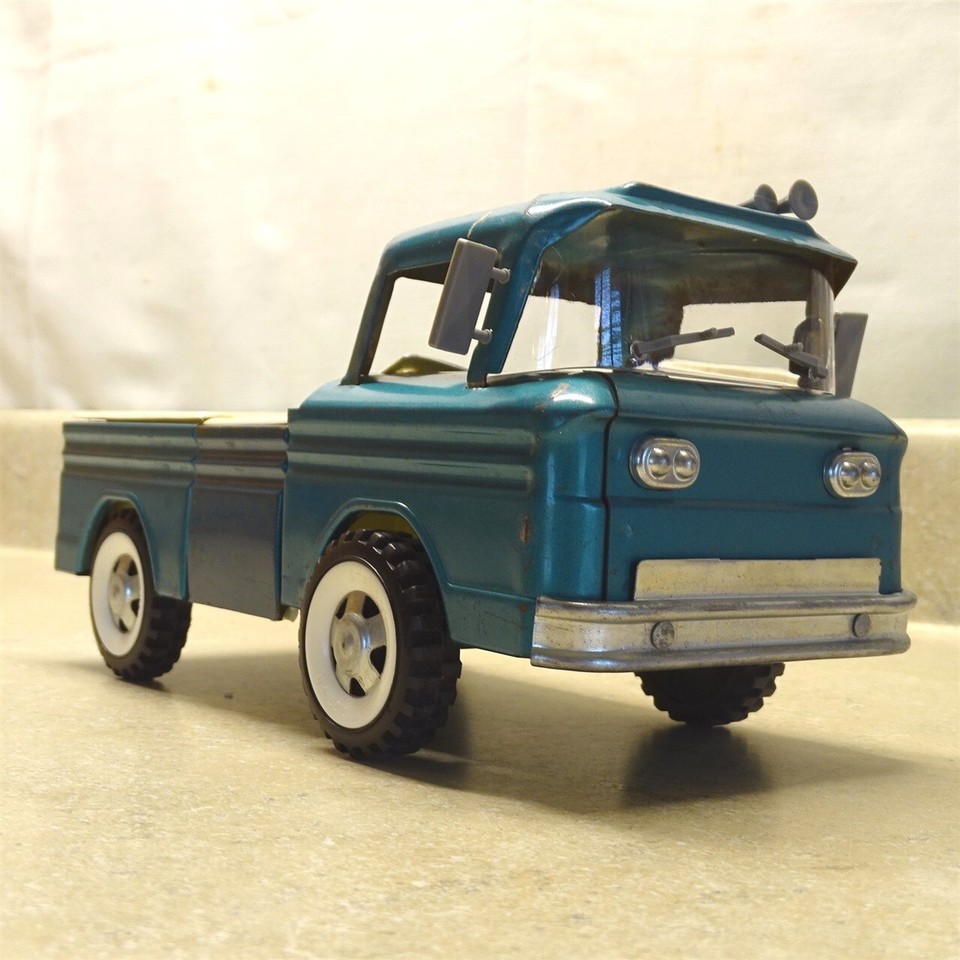 Vintage Structo Corvair Pickup Truck With Side Door, Pressed Steel ...