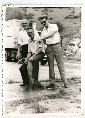 Truck Drivers Funny Vintage 60's Photo Humor Group Men People Man | eBay