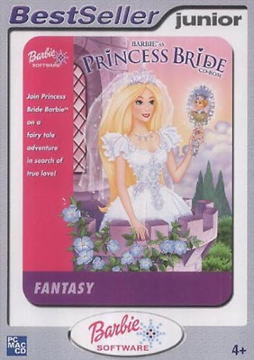 Barbie Princess Bride PC DVD Computer Video Game UK Release Mint ...