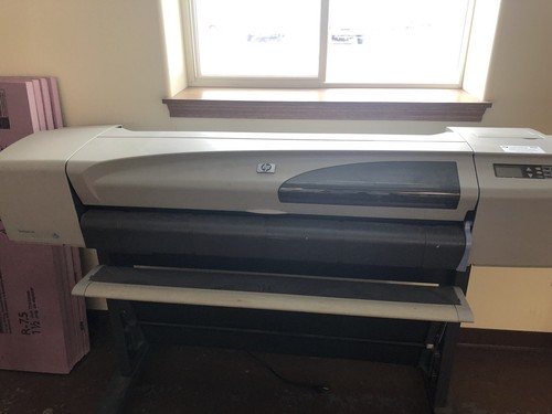 HP DesignJet 500 42" Large Format CAD Inkjet Plotter Printer C7770B | eBay