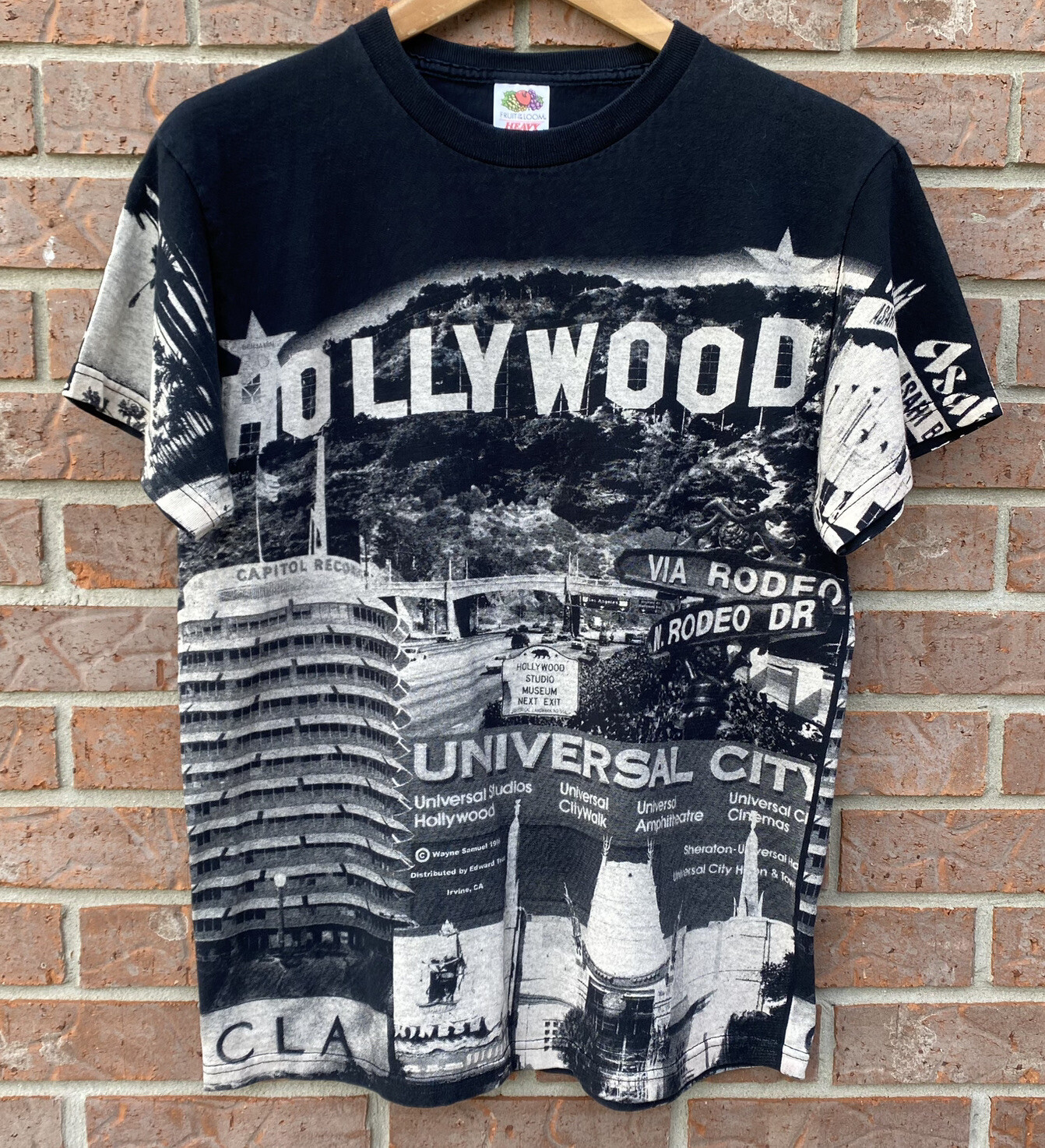 Vintage Wayne Samuel Hollywood T Shirt Adult Size Sma… - Gem