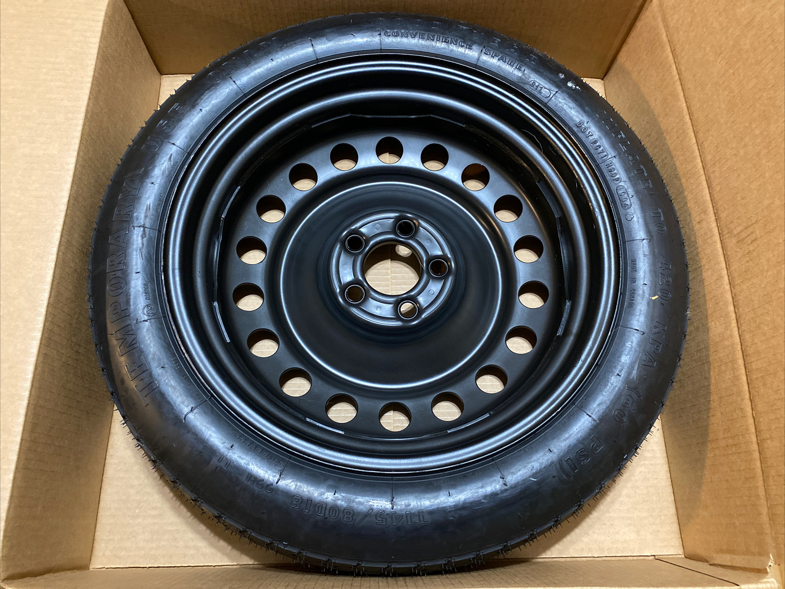 11-20 Dodge Charger Challenger Chrysler 300 18" Steel 18X4 Spare Tire ...