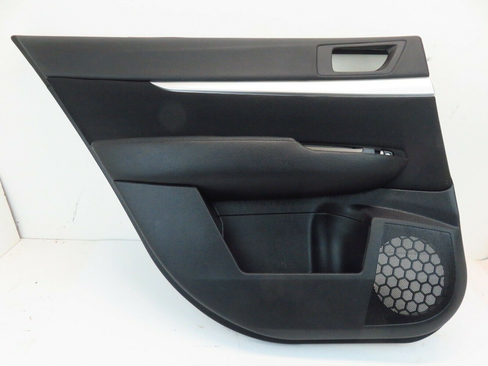 2012 Subaru Outback Driver Rear Door Card Panel Trim Back LH Black 12 ...