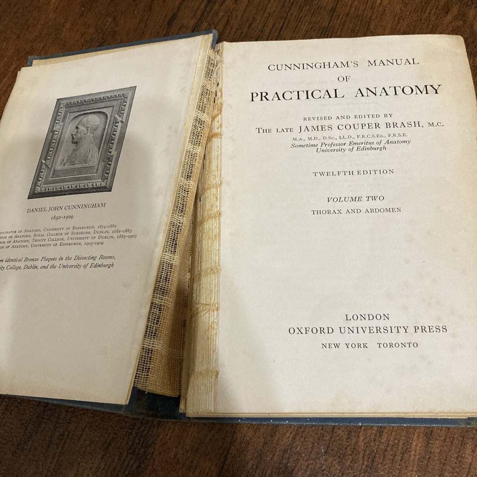 READ Cunningham a Manual Of Practical Anatomy 12 Edition Volume 2 1958 ...