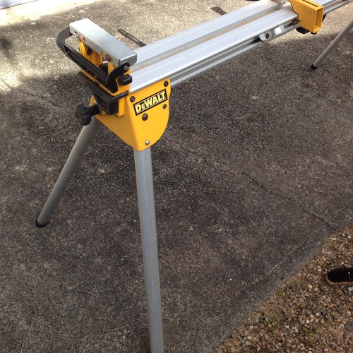 DEWALT DW7232 HEAVY DUTY MITRE SAW STAND COMPLETE WITH BRACKETS USED ...
