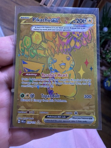 ***ERROR CARD*** Hyper Rare Pikachu # 179 Prismatic Evolutions 10% for ...