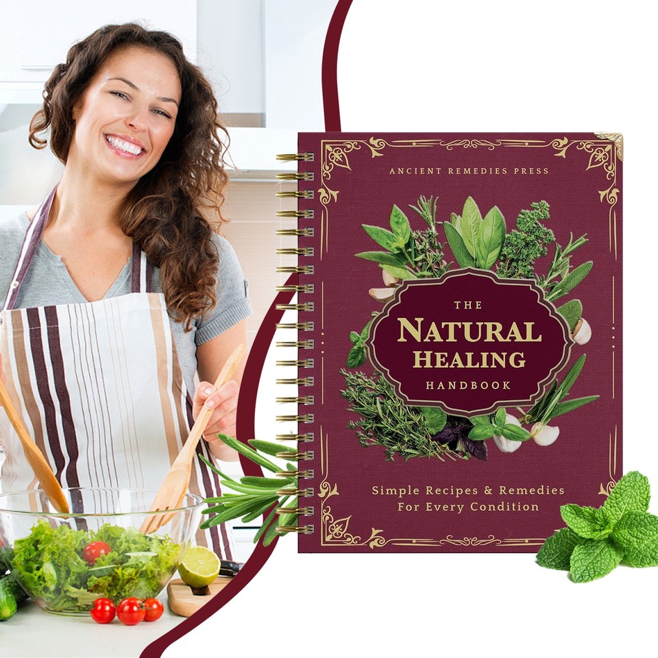 The Natural Healing Handbook Spiral-Bound Guide For Herbal Remedies And ...