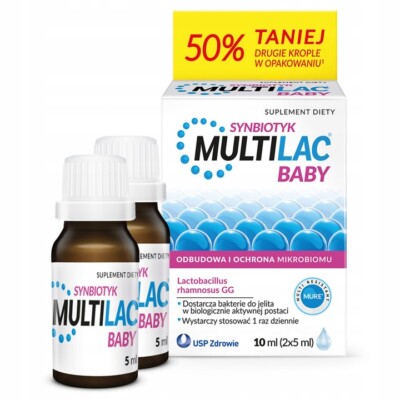 MULTILAC BABY 10/20/30 ml Tropfe Synbiotic Probiotic Lactobacillus ...