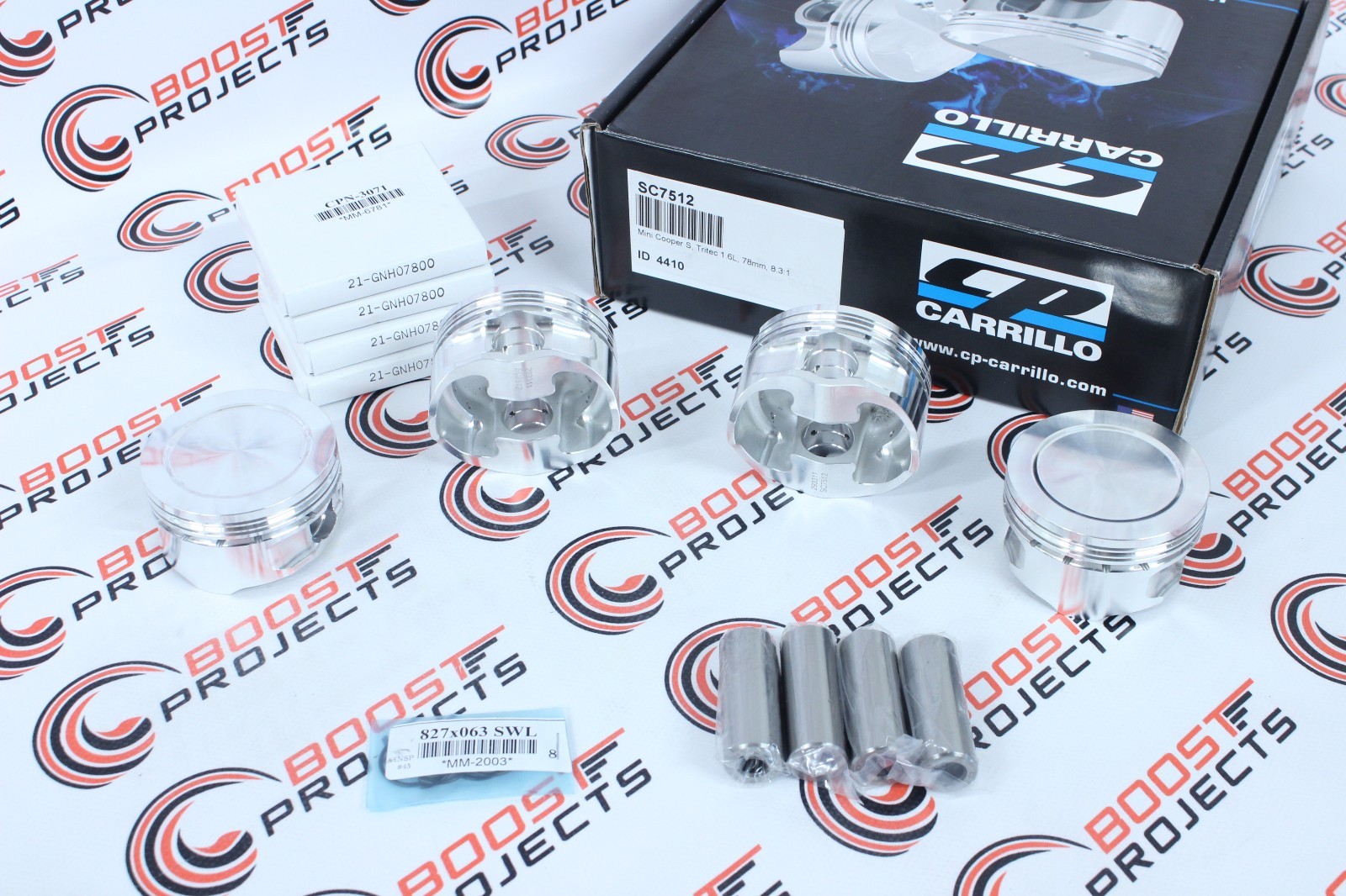 CP FORGED Pistons For Mini Cooper S Tritec 1.6L 78mm Bore 8.3 CR SC7512 ...