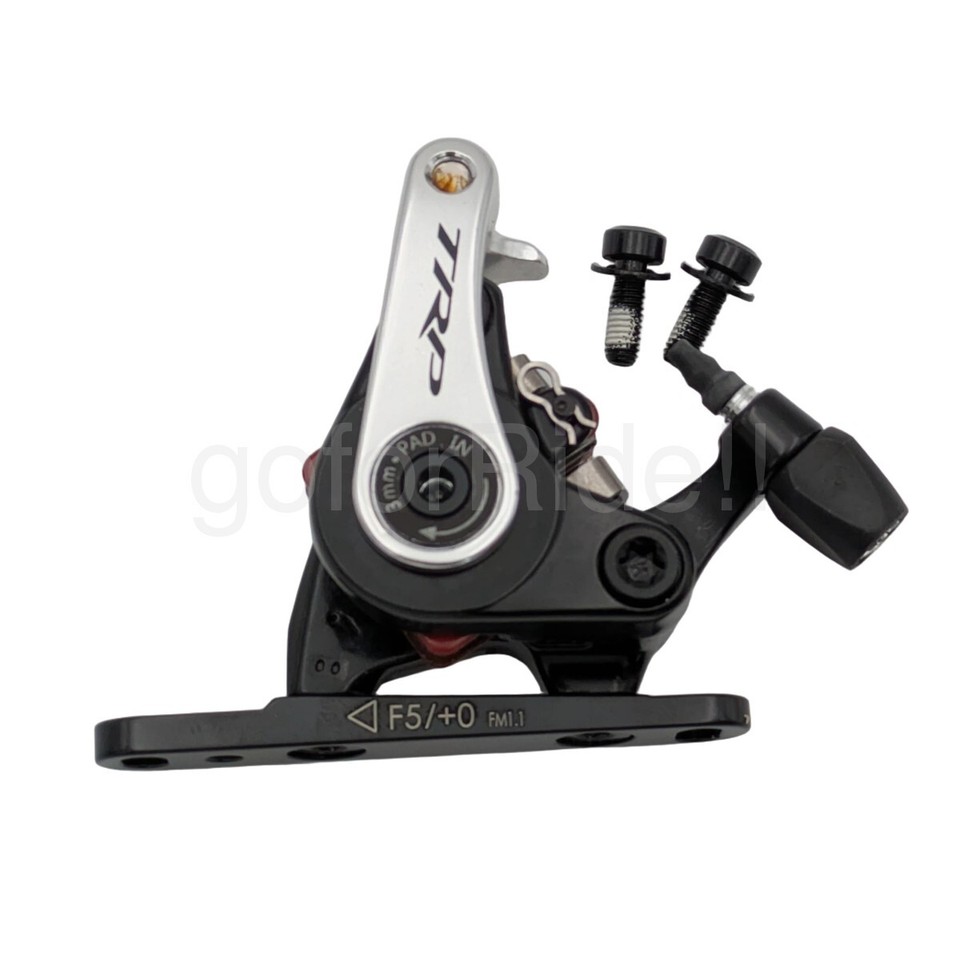 TRP Spyre Flat Mount Mechanical Disc Brake Caliper Set F+R Caliper w ...