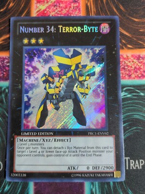 Yu-Gi-Oh! Number 34: Terror-Byte PRC1-ENV02 Limited Secret Rare NM | eBay