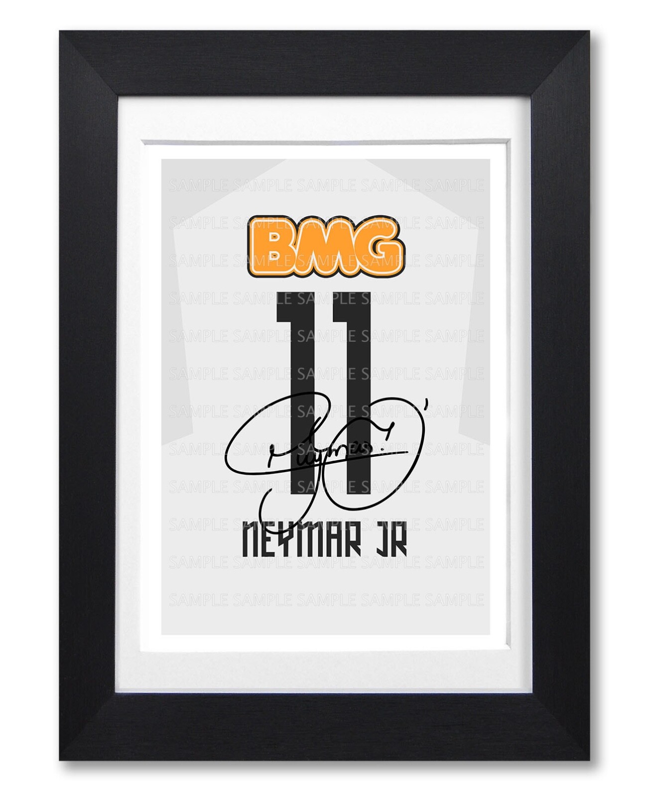 NEYMAR JR SANTOS BRAZIL SIGNED POSTER PRINT PHOTO AUTOGRAPH SHIRT GIFT ...