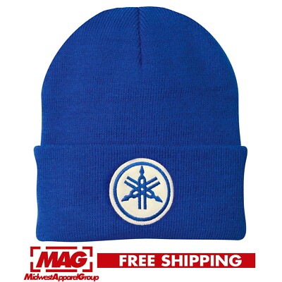 YAMAHA ROYAL KNIT CUFFED CAP Hat Racing Motocross Motox ATV OEM R1 R6 ...