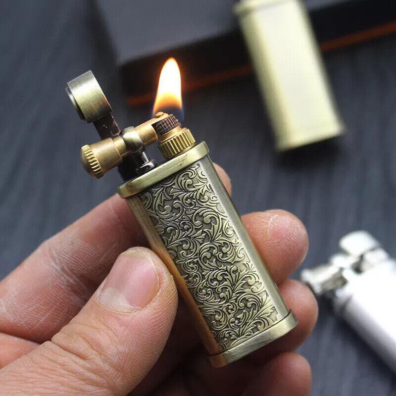 Trench Oil Lighter Vintage Antique Classic Pipe Refillable Kerosene ...