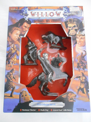 🔥1988 Tonka WILLOW Evil Collector Set #1 NEW General Kael Death Dog ...