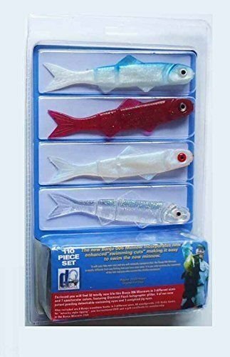 Banjo Minnow 006 - 110 Piece Fishing System Free Shipping Soft Plastic ...