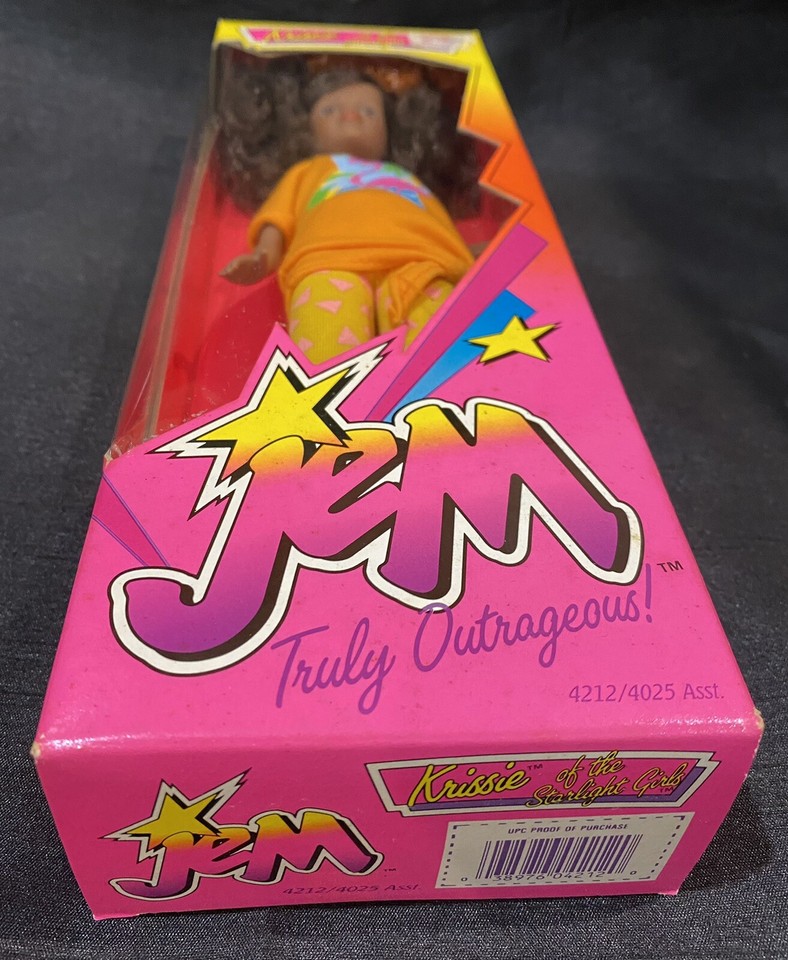 BRAND NEW SEALED RARE 1987 JEM TRULY OUTRAGEOUS KRISSIE OF THE ...