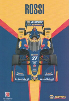 2021 Alexander Rossi Napa Auto Parts Honda Dallara Indy Car Hero Card ...