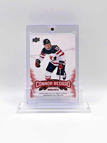 Connor Bedard 2023-24 Upper Deck CBC Rookie Card #2 - U18 All-Star (RC ...