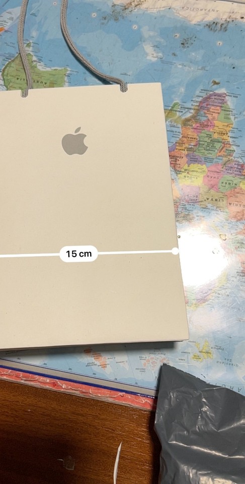 Apple Store Logo Paper Shopping Bag with rope handles | eBay UK