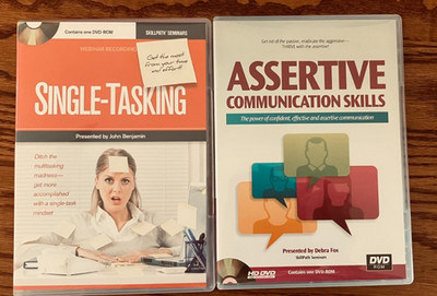 Assertive Communication Skills & Single-Tasking, 2 Skillpath DVD Seminars | eBay