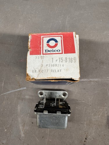 1968-1979 Corvette Camaro Chevelle GTO 442 Blower Motor Relay Impala ...