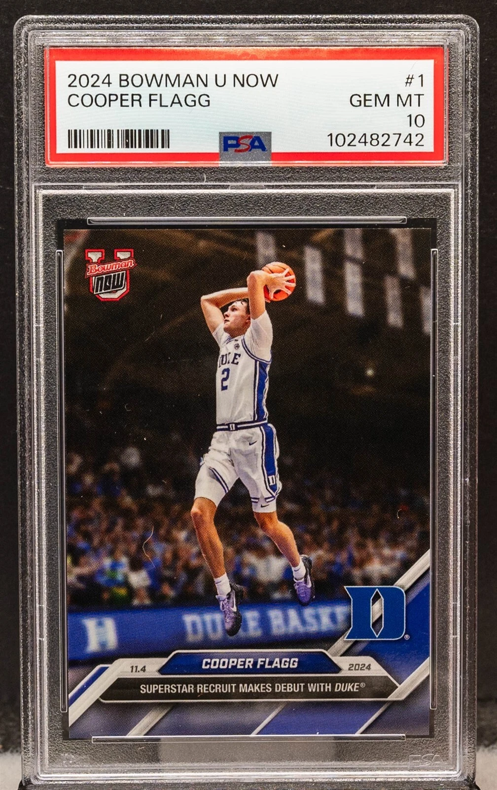 Cooper Flagg 2024 Bowman U Now #1 Base (Print Run: 32,526) Price Guide ...