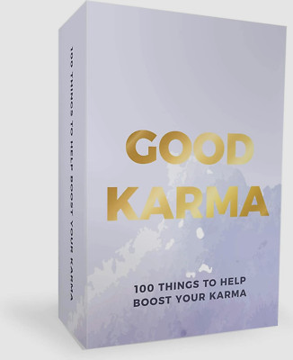 NIB GOOD KARMA CARDS 100 Things To Help Boost Your Karma Sealed | eBay