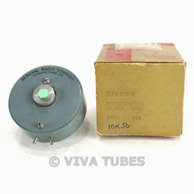 NOS NIB General Radio Co. Type 975-N Precision Potentiometer 10000 ohm ...