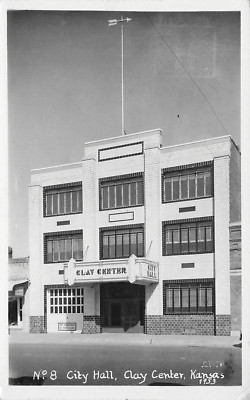 City Hall, Clay Center Kansas, Real Photo Postcard | eBay