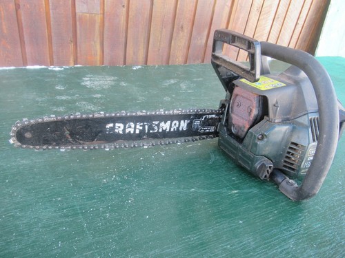 Vintage CRAFTSMAN Chainsaw Chain Saw with 15" Bar | eBay
