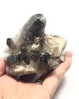 Beautiful Irradiated Smoky Quartz Crystal Cluster 286g From Brazil | eBay
