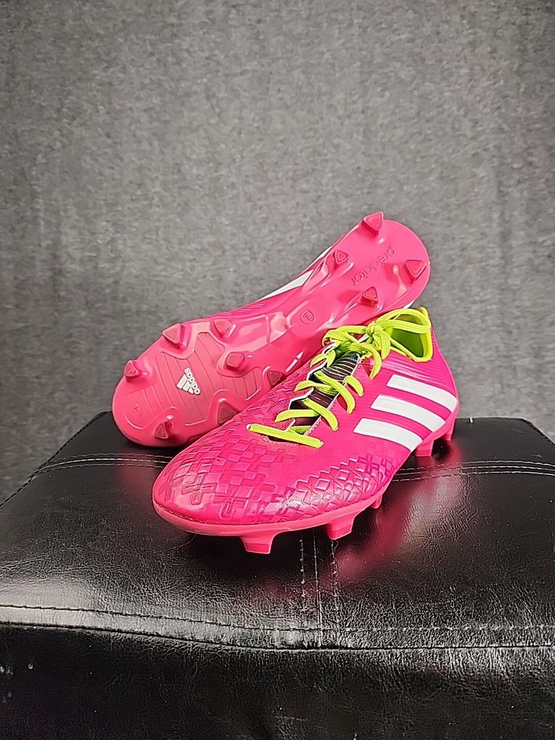 Adidas Soccer Football Cleats Predator Mens 9 Pink LZ Lethal Zones FG ...