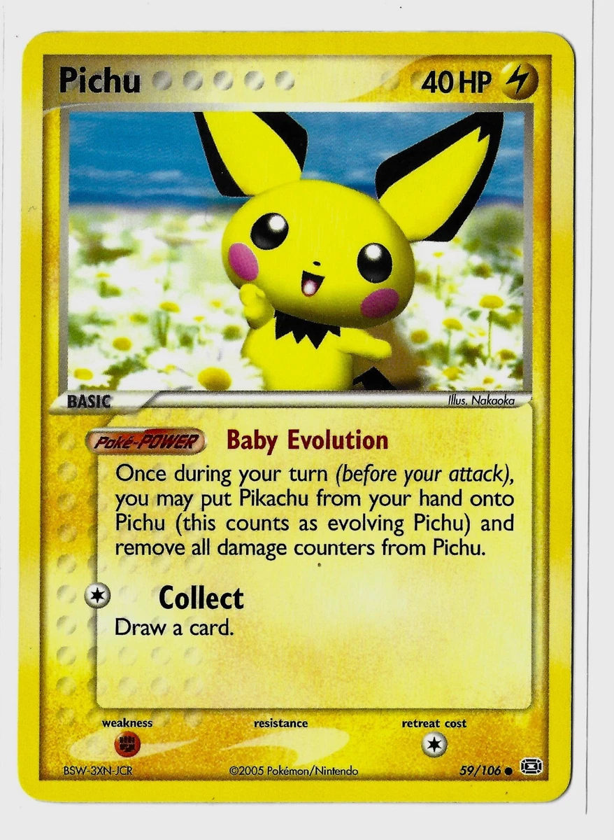 Pichu Card Ex