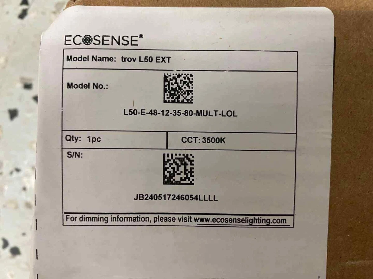 Ecosense Lighting L50 E 12 | Shelly Lighting