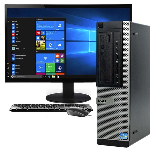 Dell 7010 Computer 24" Core I5 8GB RAM 512GB SSD WiFi Windows 10 ...