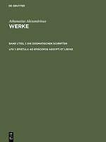 Epistula ad episcopos Aegypti et Libyae von Karin Metzler Kyriakos ...